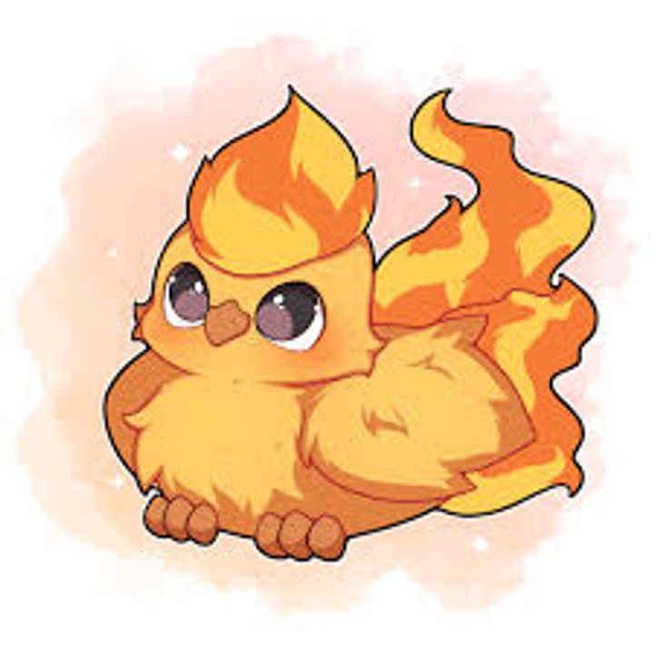 3D Printable Pocket Pet - Flexi Baby Moltres - PokePet by Fillifuu
